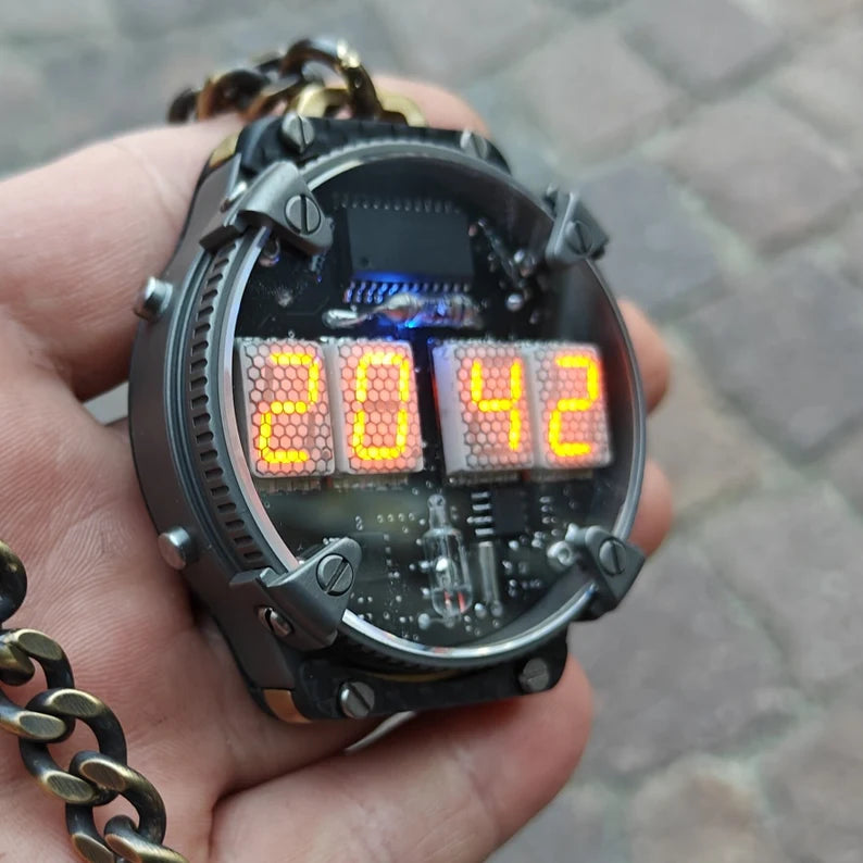 Matrix Pocket 4 Digits Nixie Led, Handmade